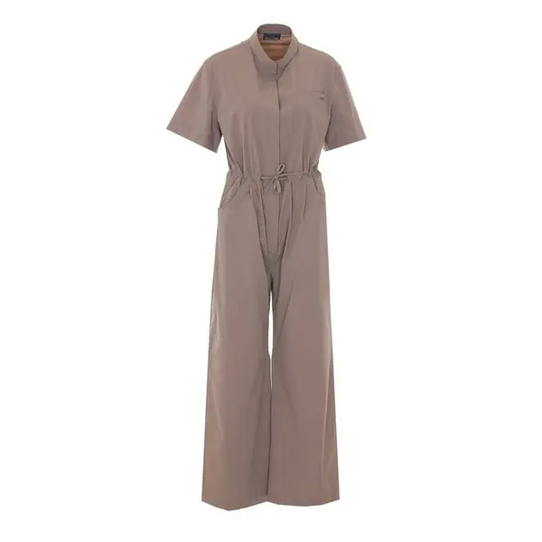 Herno Short-sleeve Jumpsuit - Cream