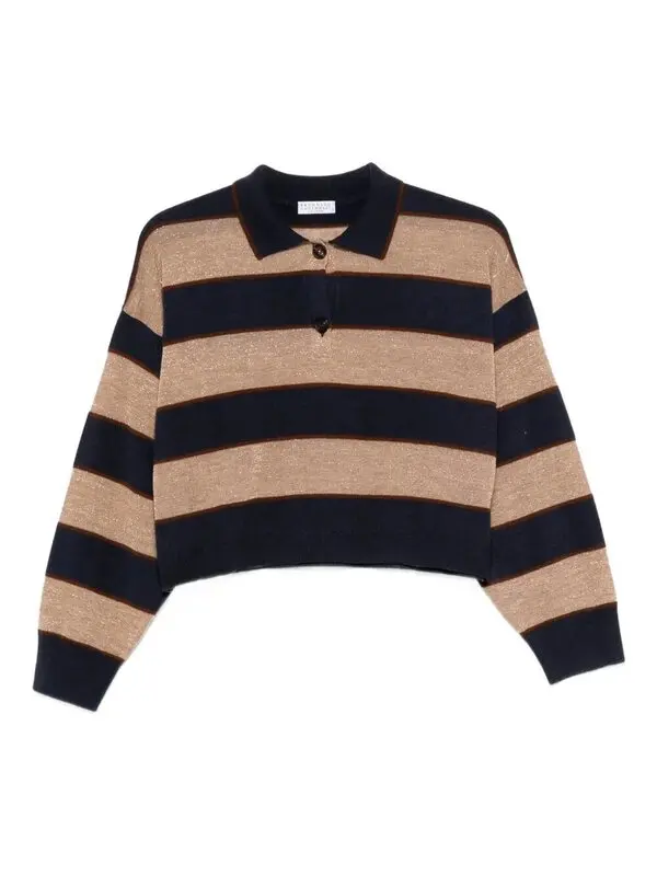 Brunello Cucinelli Wool Polo Sweater
