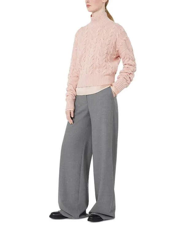 Max Mara Mstcosmo Wool And Cashmere High Neck Sweater