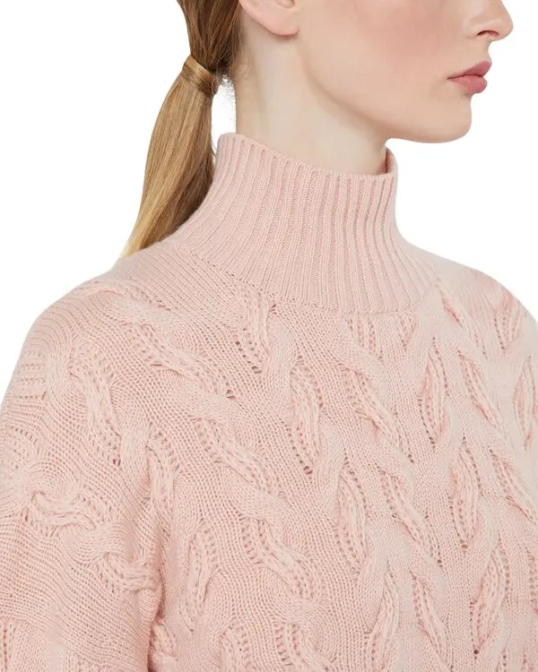 Max Mara Mstcosmo Wool And Cashmere High Neck Sweater