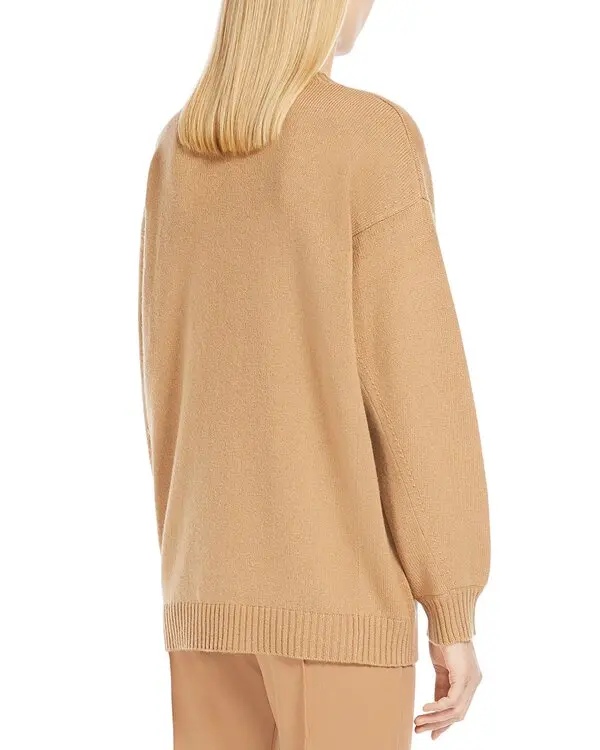 Max Mara Fido Wool & Cashmere Crewneck Sweater - Powder
