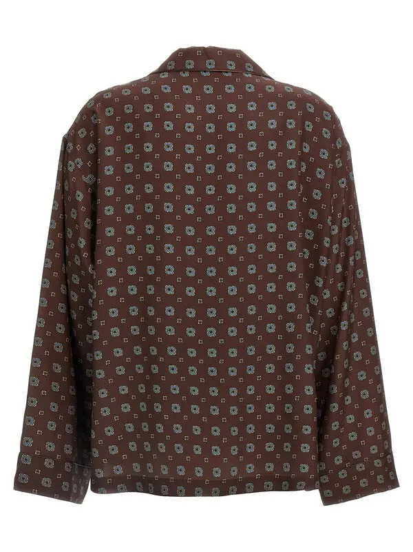 Moschino Patterned Silk Shirt