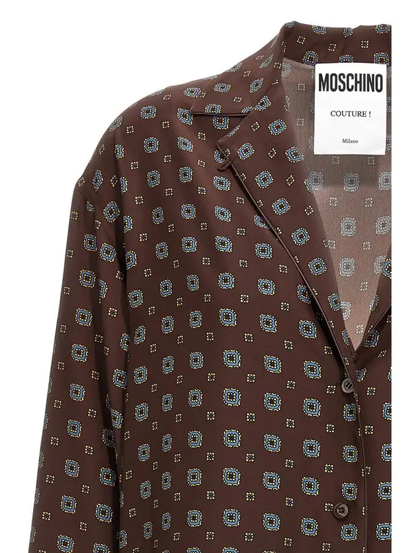 Moschino Patterned Silk Shirt