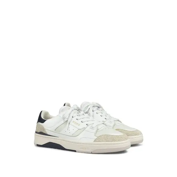Axel Arigato Calf Leather Paneled Low-top Sneakers