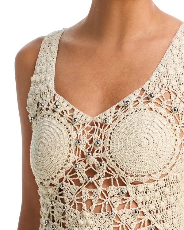 Rabanne Beaded Crochet Dress