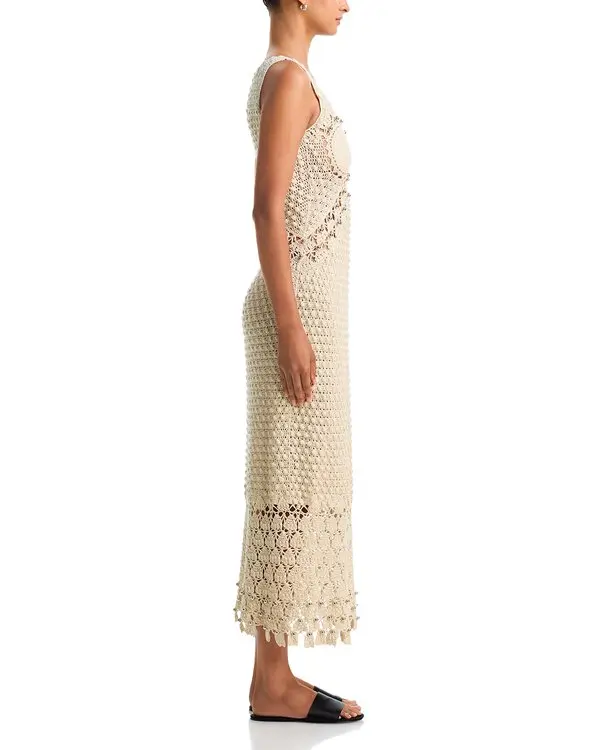 Rabanne Beaded Crochet Dress