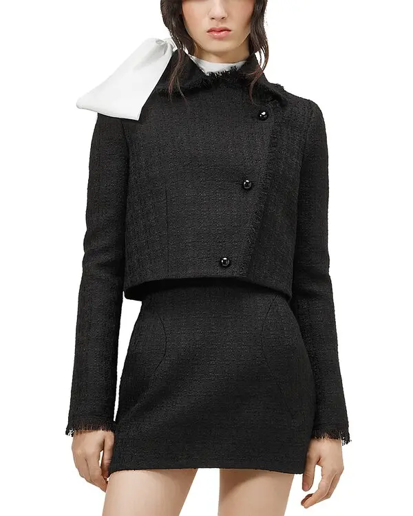 Alexander McQueen Wool-blend Light Tweed Jacket