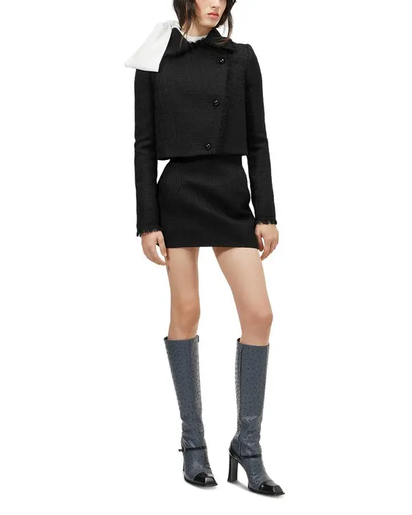 Alexander McQueen Wool-blend Light Tweed Jacket