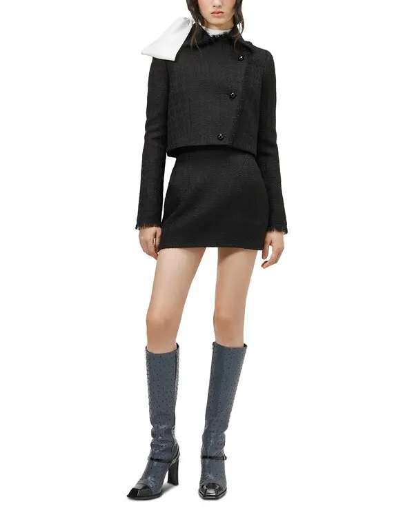 Alexander McQueen Wool-blend Light Tweed Jacket