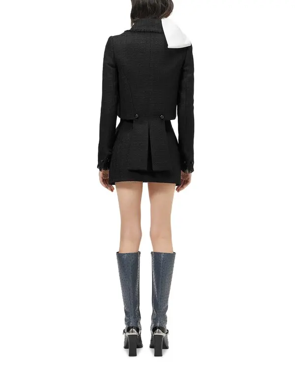 Alexander McQueen Wool-blend Light Tweed Jacket