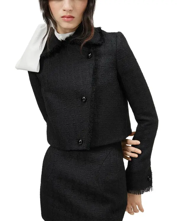 Alexander McQueen Wool-blend Light Tweed Jacket