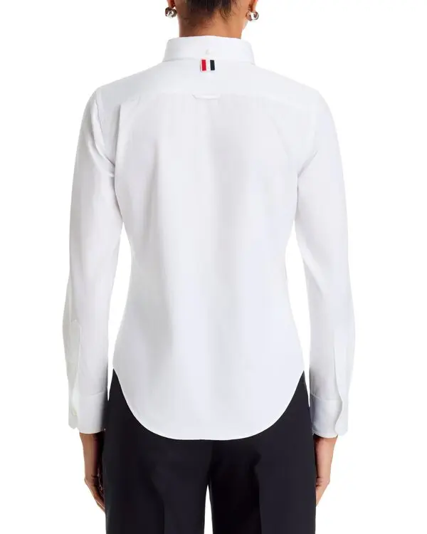 Thom Browne Cotton Classic Long Sleeve Shirt