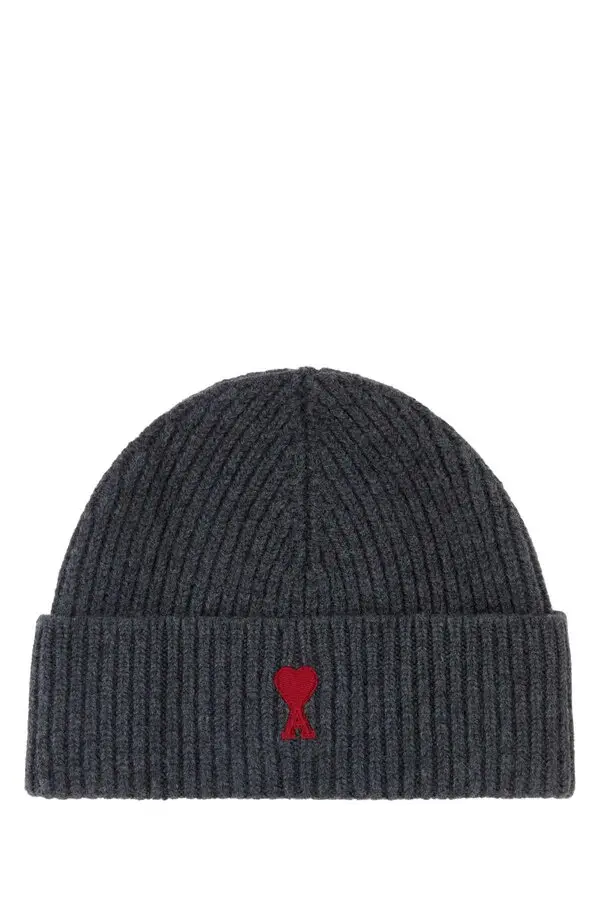AMI Paris Wool Beanie Hat