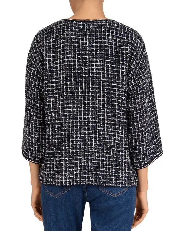 Gerard Darel Agostina Tweed Jacket With Trim