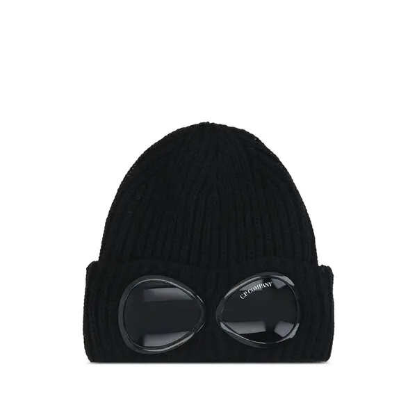 C.P. COMPANY Ribbed Knit Goggle Beanie
