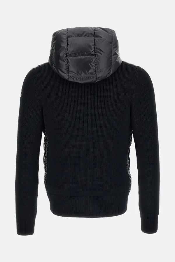 Moncler Padded Hood Cardigan Jacket