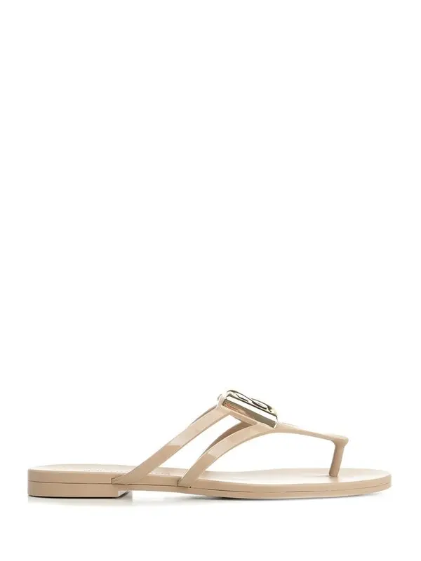 Dolce & Gabbana Logo Rubber Flip-flops