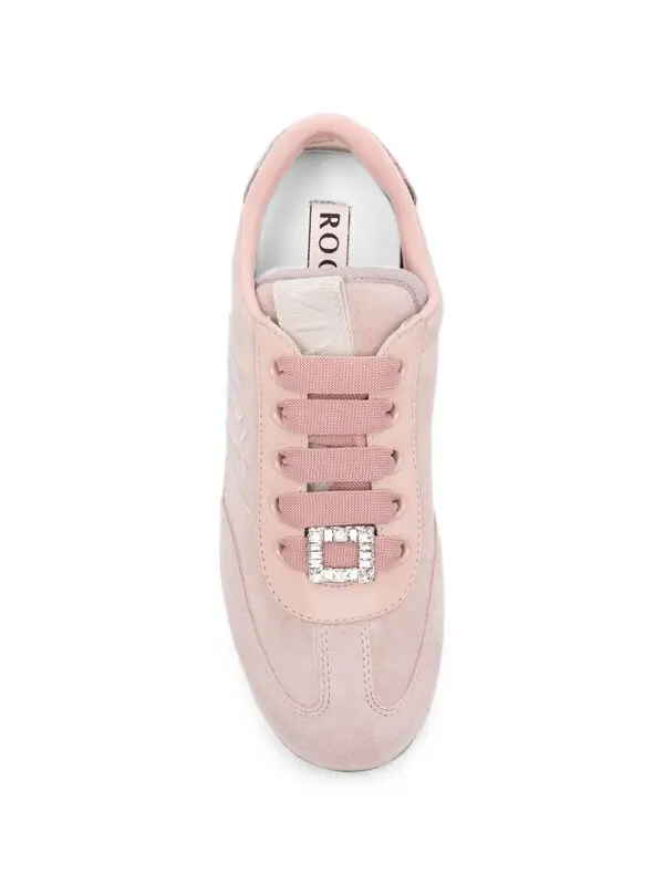 ROGER VIVIER Viv Low Strass Sneakers