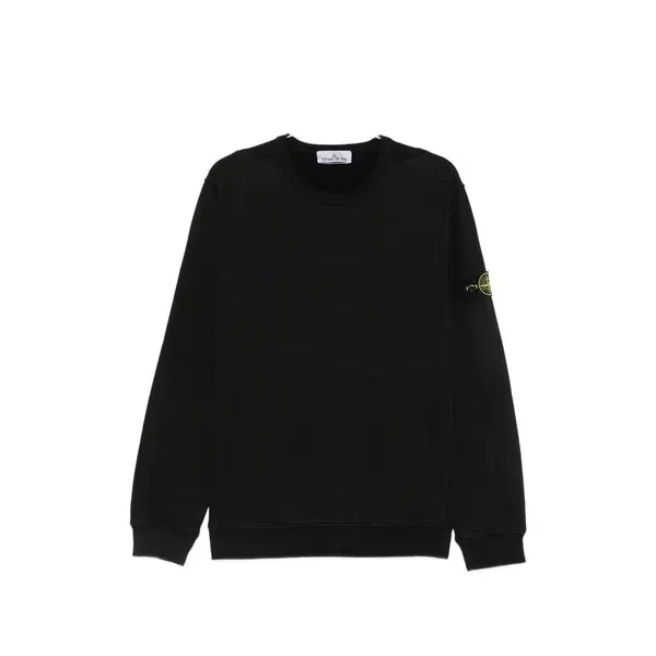 Stone Island Organic Cotton Logo Patch Sweatshirt