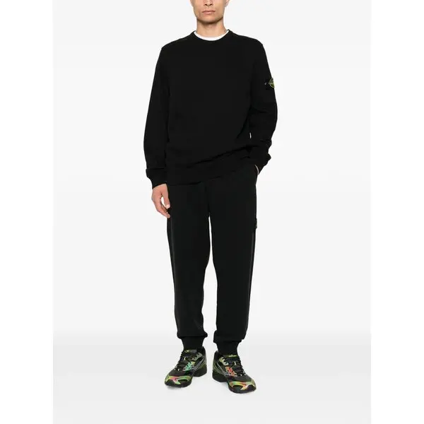 Stone Island Organic Cotton Logo Patch Sweatshirt