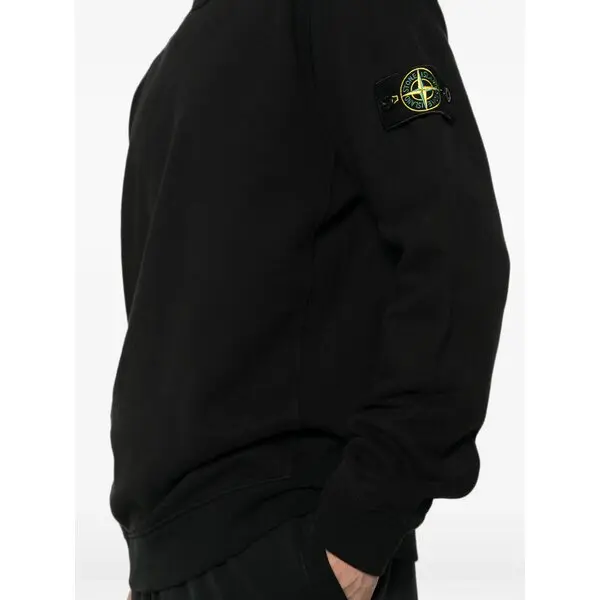 Stone Island Organic Cotton Logo Patch Sweatshirt