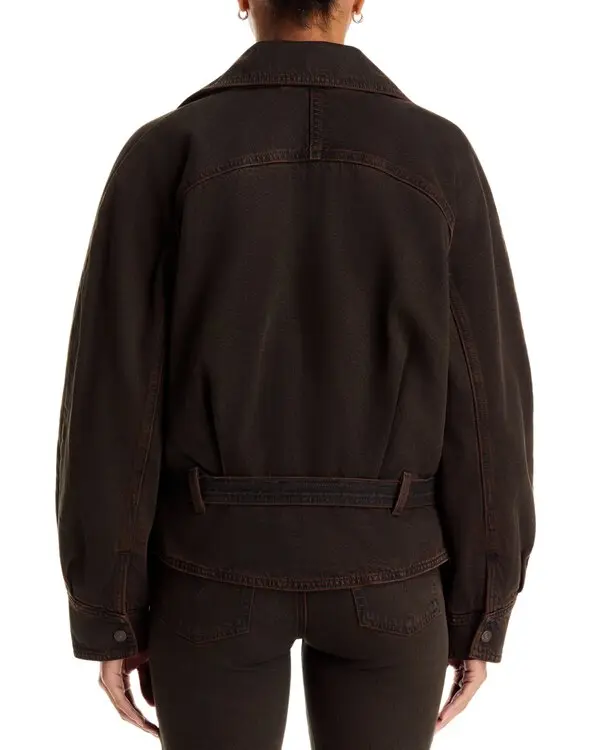 LEVI'S 80s Denim Belted Bomber Jacket