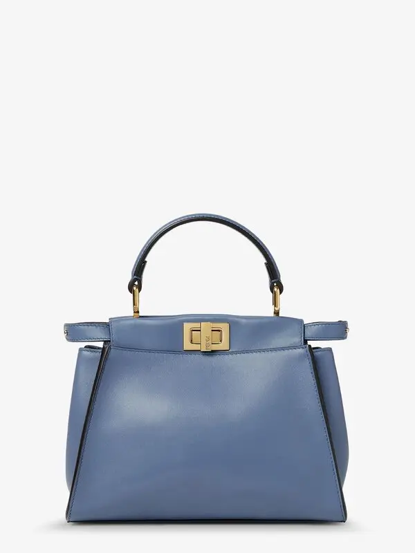 Fendi Peekaboo Mini Leather Handbag
