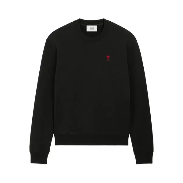 AMI Paris Organic Cotton Fleece Sweatshirt