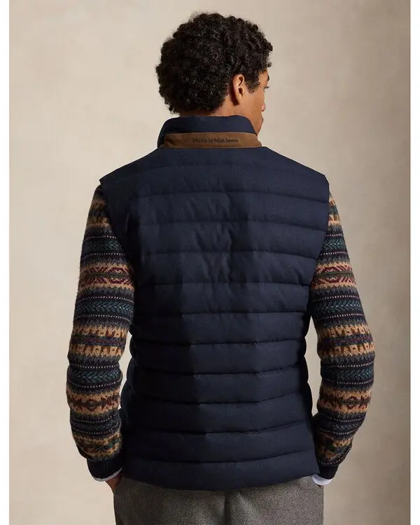 Polo Ralph Lauren The Stanwood Wool Blend Brushed Down Vest