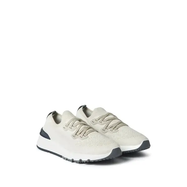 Brunello Cucinelli Knitted Low-top Sneakers