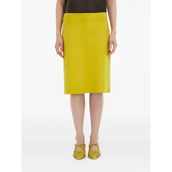 FERRAGAMO Nubuck Pencil Skirt