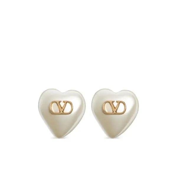 Valentino Garavani Vlogo Signature Gold-tone Pearl Earrings