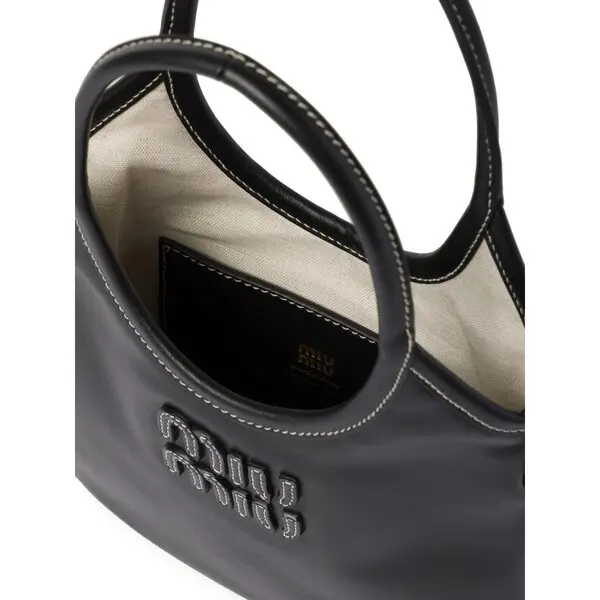 Miu Miu Leather Tote Bag