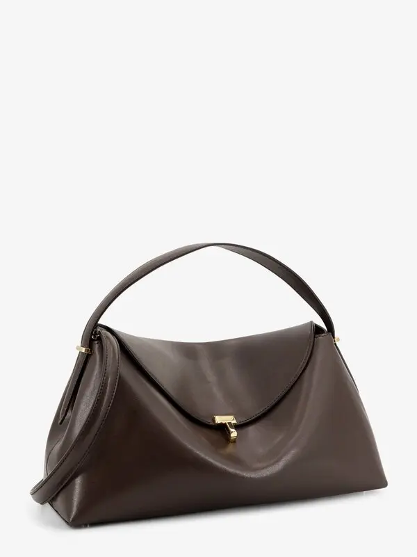 TOTEME T-lock Leather Handbag