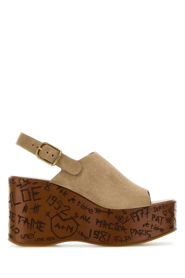 Chloé Suede Maxime Wedges