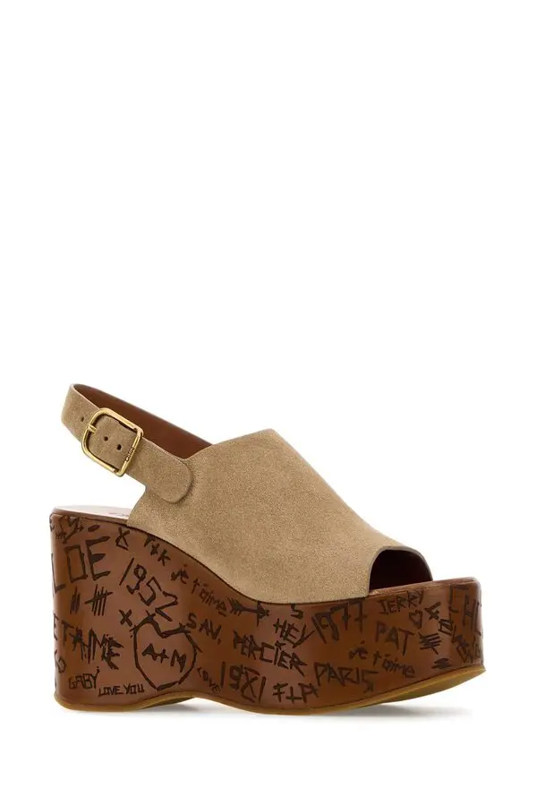 Chloé Suede Maxime Wedges