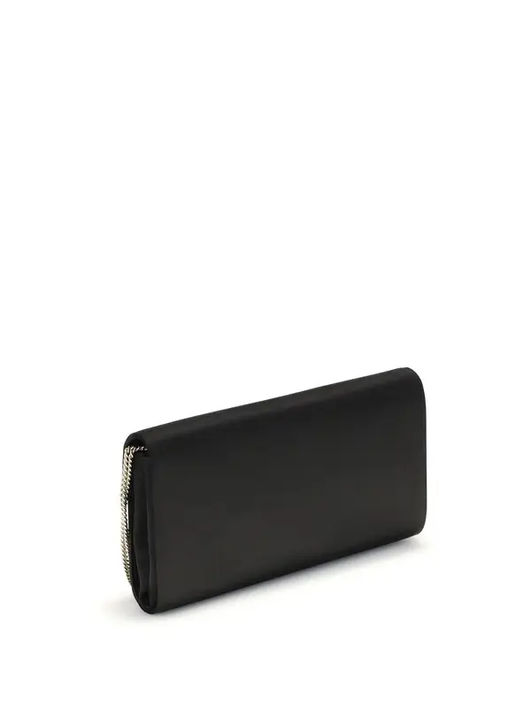 ROGER VIVIER Efflorescence Pochette Satin Clutch