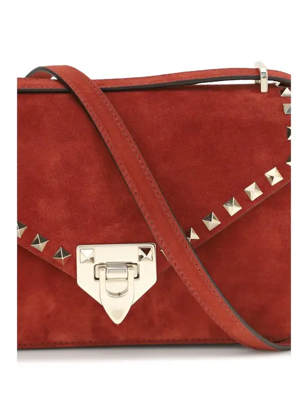 Valentino Garavani Rockstud Mini Suede Shoulder Bag