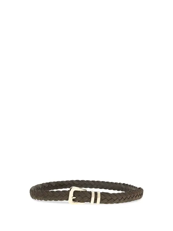 Brunello Cucinelli Woven Leather Belt