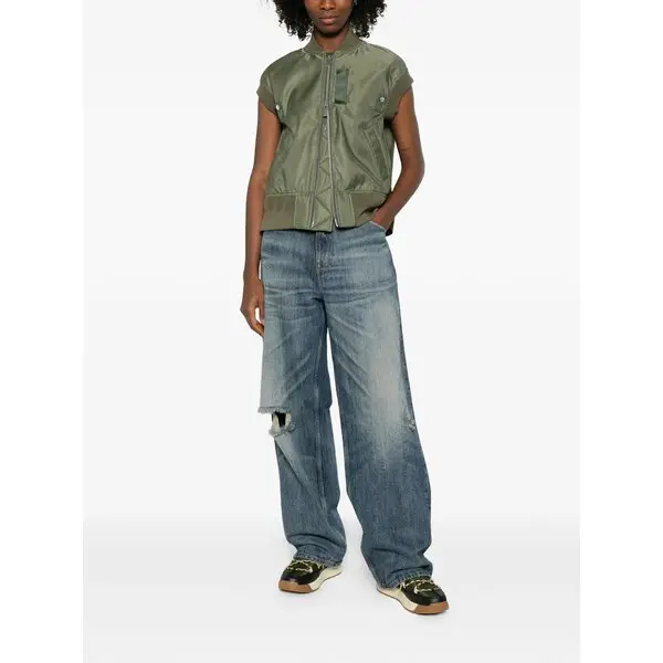 Sacai Zip Fastening Waistcoat