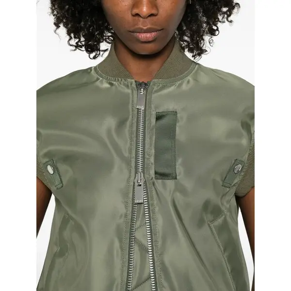 Sacai Zip Fastening Waistcoat