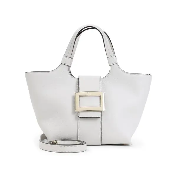 ROGER VIVIER Leather Shopping Mini Bag