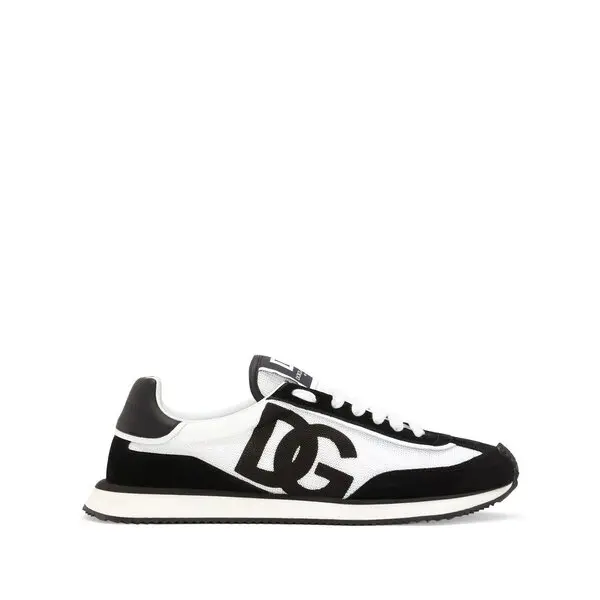 Dolce & Gabbana Dg Cushion Suede Low-top Sneakers - Black