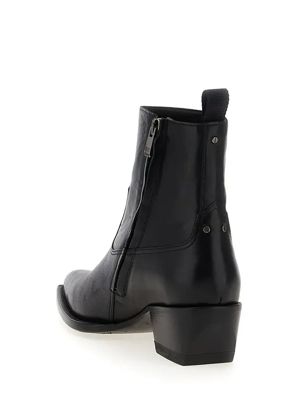 GOLDEN GOOSE Debbie Leather Ankle Boots