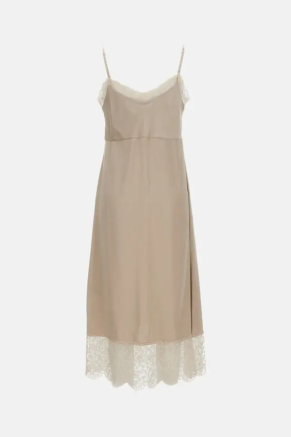 Simone Rocha Lace Trim Slip Dress
