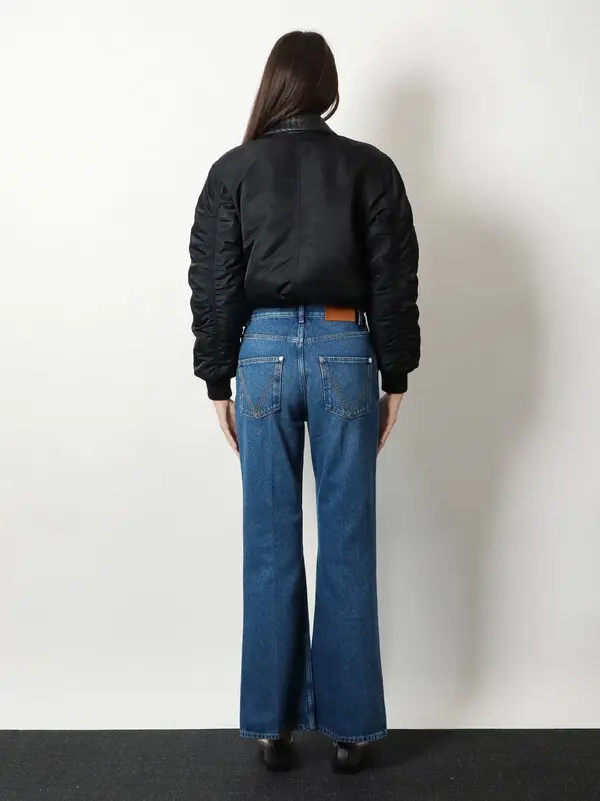 Bottega Veneta Flared Cotton Jeans