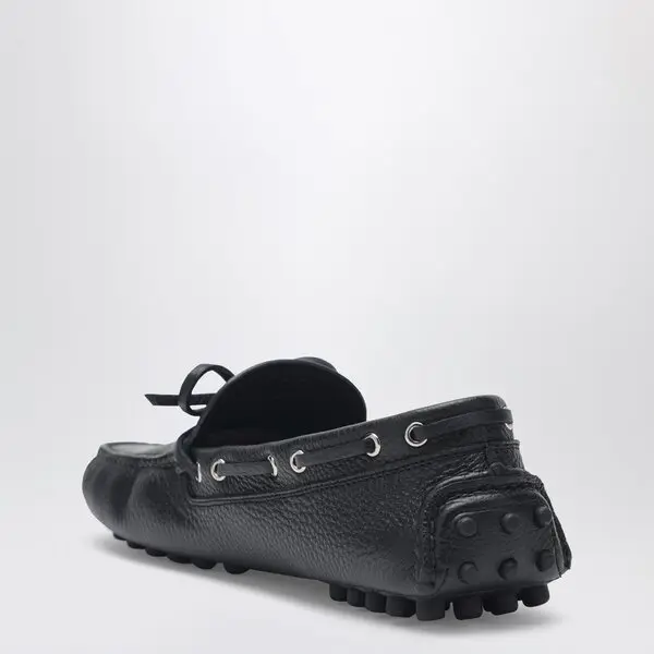 Prada Leather Loafers With Strap
