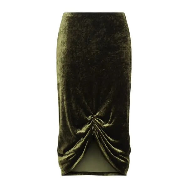 Valentino Garavani Viscose Midi Skirt - Green