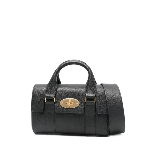 Mulberry Grained Leather Tote Bag