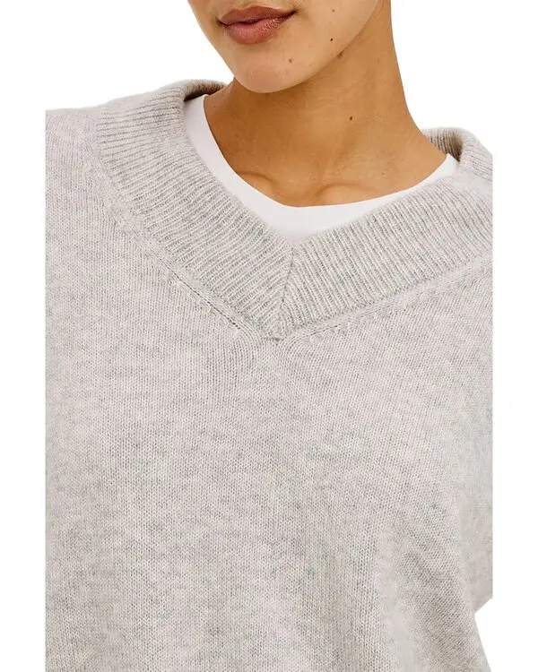 Rails Lidya Cotton, Wool And Cashmere V-neck Sweater